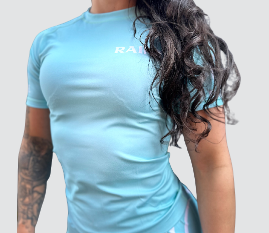 Womens Identity BJJ Rash Guard - Mint